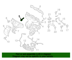 2017-2020 Volvo Turbocharger Bolt 30746530 | TascaParts.com
