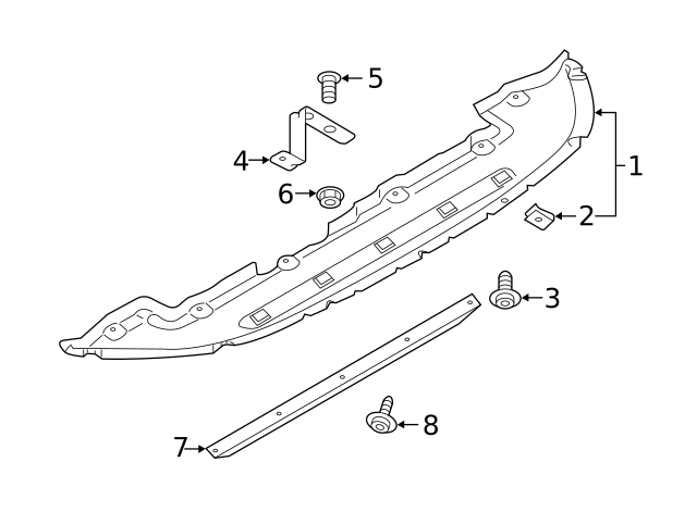 4KE-825-219-B - Panel 2019-2023 Audi | Audi OEM Parts