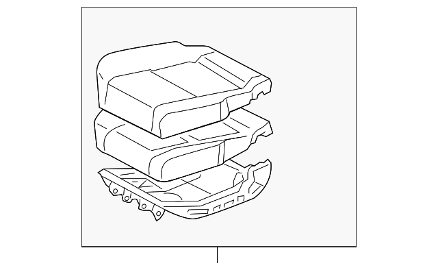 2004 Toyota Tundra Cushion Assembly 71460-0C032-E1 | Toyota Parts Center