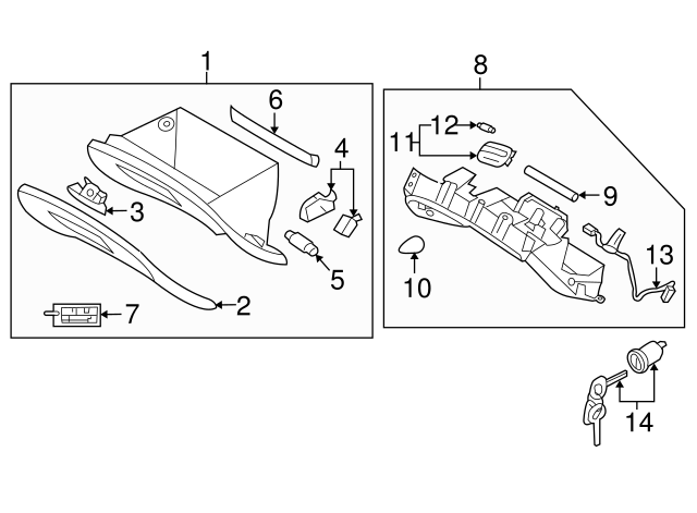 84560-1F000EZ - Latch Assembly 2005-2010 Kia Sportage | Kia.Parts Store