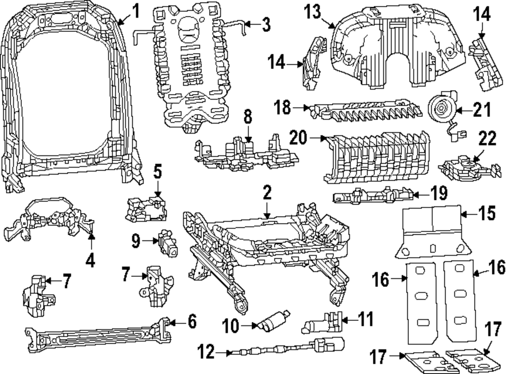 2022-2024 Jeep Blower 68343502AD | Mopar Parts Canada