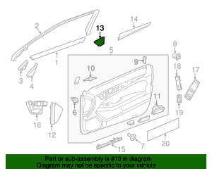 204-720-62-22 - Front Trim 2012-2015 Mercedes-Benz | Mercedes-Benz USA ...
