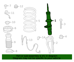 2019-2025 BMW Strut 31-30-7-856-899 | BMW Parts Online Hub