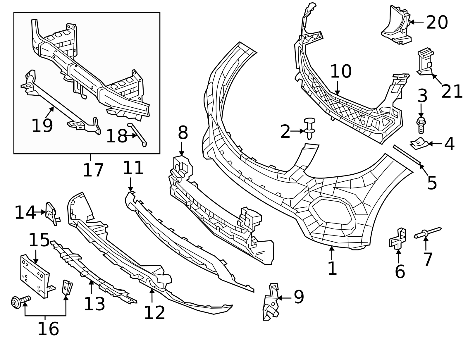 166-885-04-38-64 - Trim, Bumper 2006-2019 Mercedes-Benz | Mercedes-Benz ...