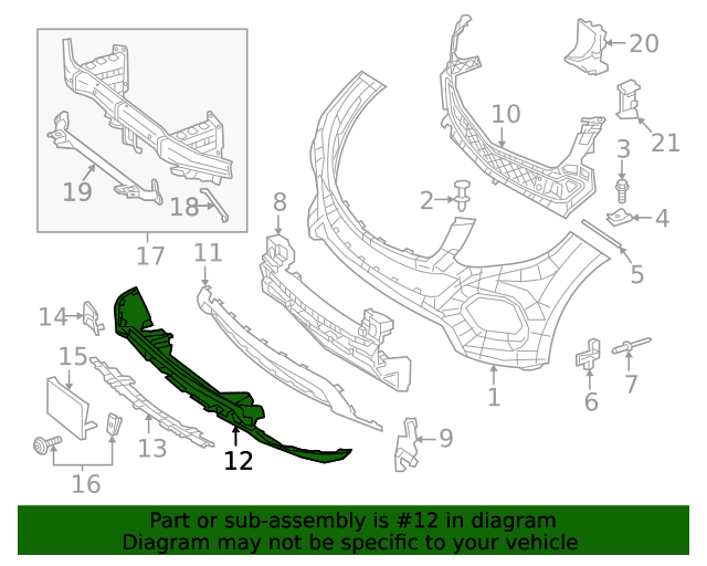 Trim, Bumper 166-885-02-38-64 | MB OEM Parts