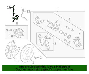 2021-2025 Hyundai Elantra Rear Speed Sensor 58960-AA000 | OEM Parts Online