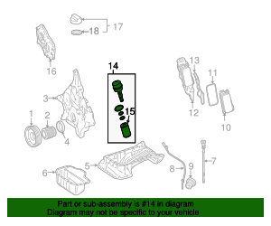 2005-2015 Mercedes-Benz Oil Filter 272-180-00-38-64 | AutoNationParts.com