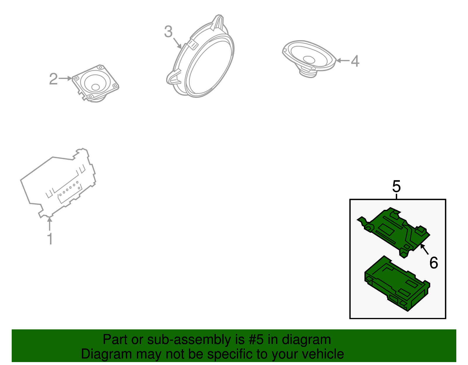 2014-2018 Nissan Altima Amplifier 28061-3TA2A | Sullivan Brothers Nissan