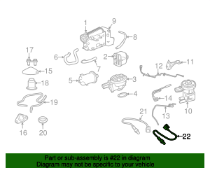 2003-2011 Mopar Oxygen Sensor 56029050AA | Mopar Parts Canada