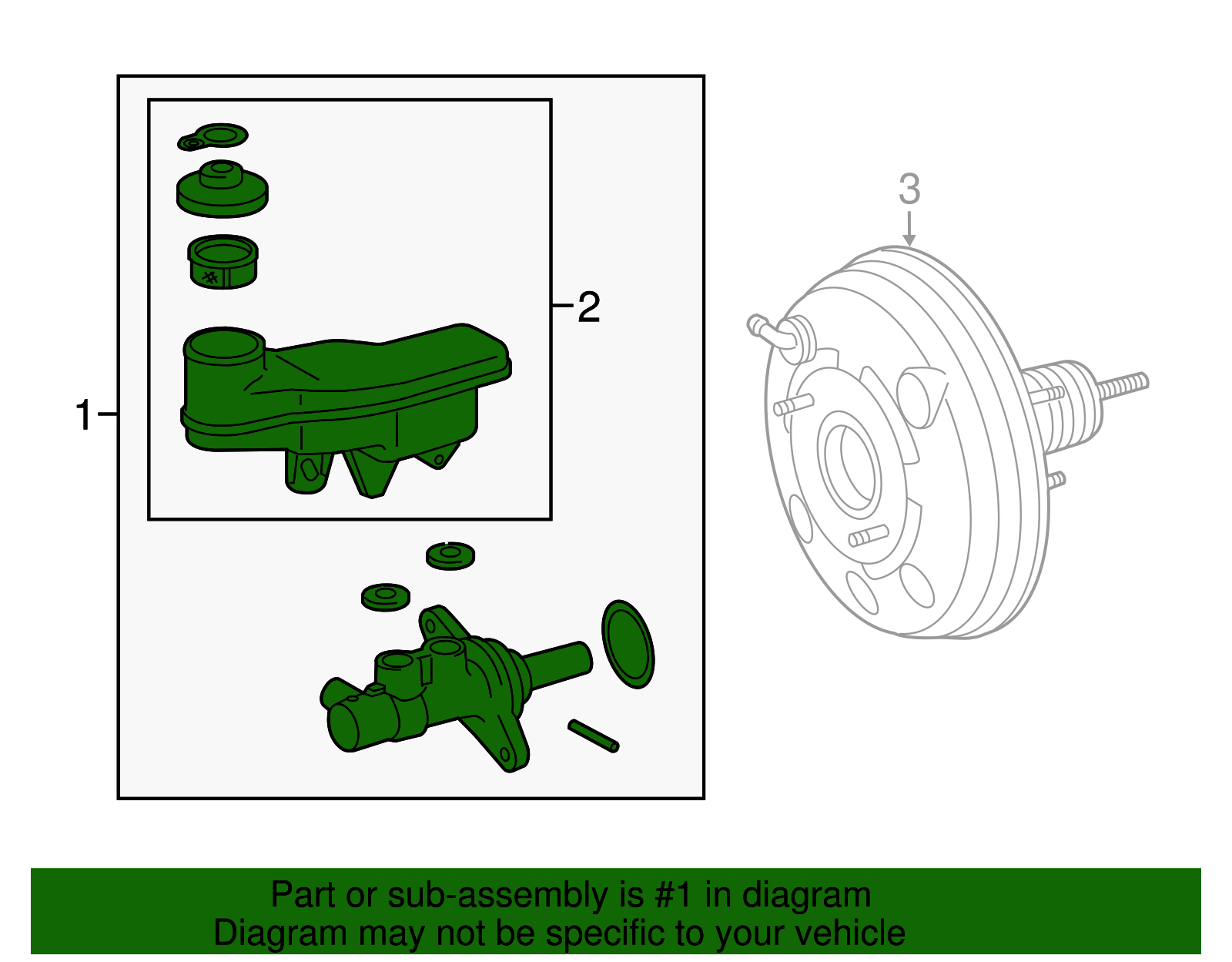 2012-2015 Scion iQ Master Cylinder 47201-74031 | Toyota San Diego Parts