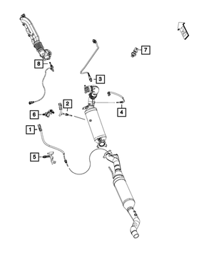 2014-2019 Mopar Exhaust Temperature Sensor 5146662AD | Mopar eStore