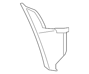 52591-12240 - Seal Rear Bumper Side - 2008-2010 Scion xB | OEM Genuine ...