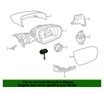 Genuine OEM Puddle Lamp Part# LR048350 Fits 2014-2019 Land Rover Range ...