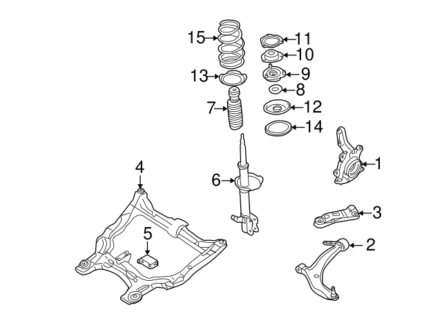 2000-2009 Nissan Mount Plate 54322-4U01A | TascaParts.com