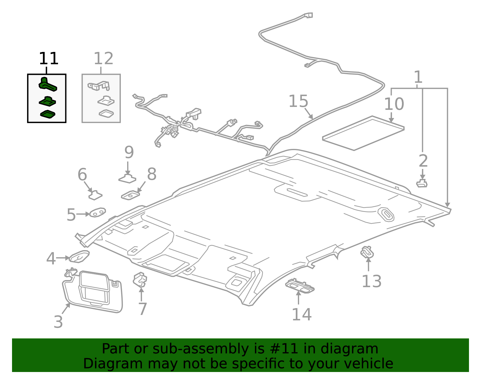 Black Mobile Telephone Microphone 85585284 GM | GMPartsDirect.com