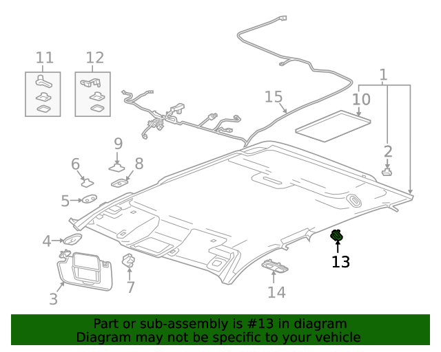2019-2024 GM Coat Hook 84258405 GM | GMPartsDirect.com