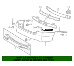 2013-2017 Honda Accord Side Retainer 71508-T2A-A00 | OEM Parts Online