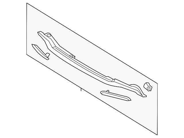 71510-T2F-A10 - Garnish Assembly Rear Bumper (Lower) - 2013-2015 Honda ...