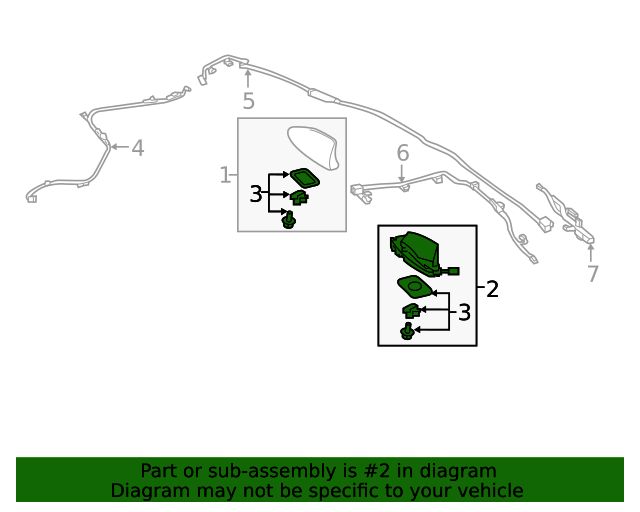 2020-2024 Lexus Antenna Assembly 86760-0E070 | OEM Parts Online