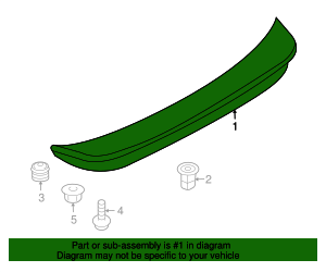 96030-1TG0A - Spoiler 2011-2020 Nissan 370Z | Nissan Parts ...