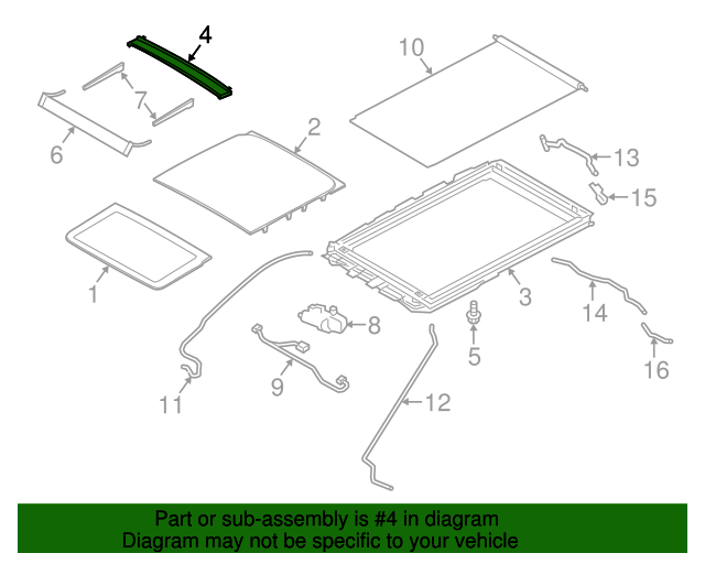Genuine OEM Ford Part - Water Trough EJ7Z-7854022-A | Genuine OEM Ford ...