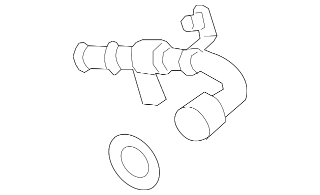 2019-2024 Porsche Cayenne Water Pipe 958-121-075-05 | OEM Pro Parts - CA