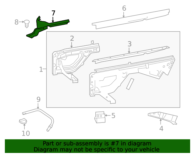 2019-2023 Mercedes-Benz Front Cover 463-524-62-00 | MB OEM Parts