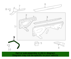 2019-2023 Mercedes-Benz Strut Bar 463-320-26-00 | MB OEM Parts