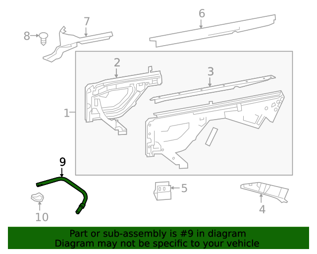 463-320-26-00 - Strut Bar 2019-2023 Mercedes-Benz | Mercedes-Benz USA Parts