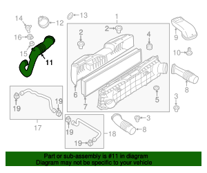 2010-2013 Porsche 911 Intake Pipe 9A1-110-624-73 | OEM Parts Online