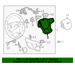 2019-2021 Chevrolet Synthesis Steering Wheel Trim Spoke Cover Applique ...