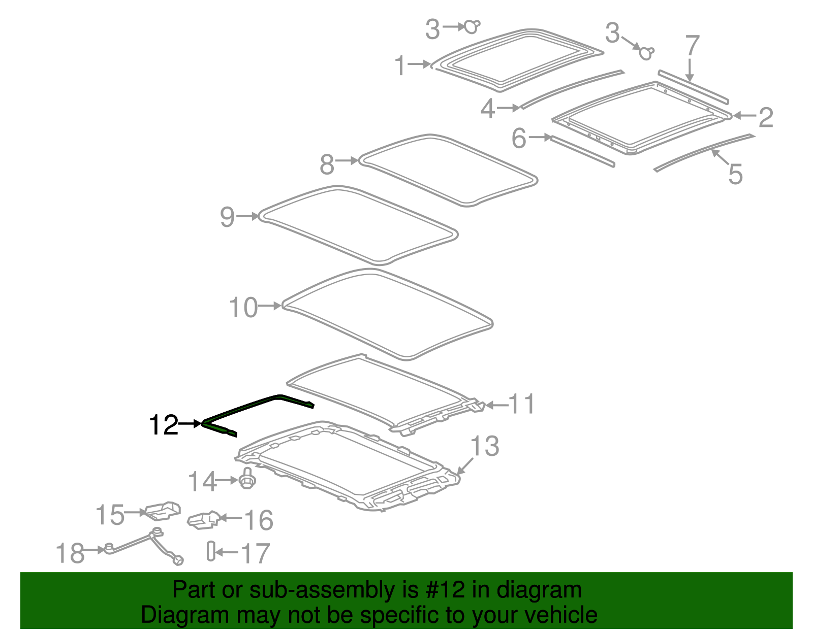 2016-2020 Buick Envision Sunroof Air Deflector 22967970 | Shop Matick ...