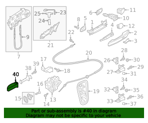 80A-837-267 - Check Rod Cover 2018-2024 Audi | Audi OEM Parts