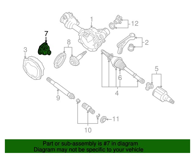 1995-2011 Ford Differential Carrier F57Z-3204-AA | TascaParts.com
