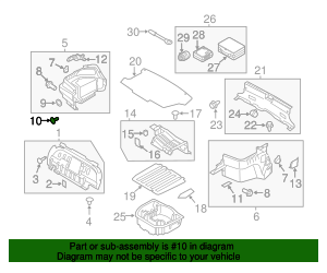 2011-2017 Hyundai Trunk Side Trim Plug 85746-02000-RY | OEM Parts Online