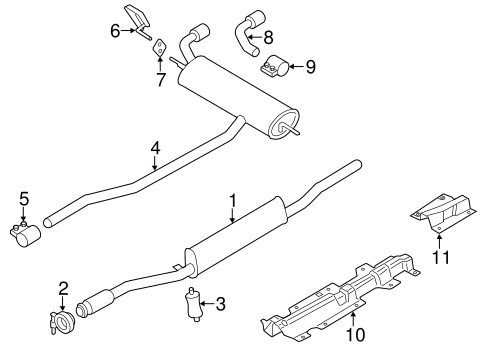 Exhaust Components for 2012 Mini Cooper Countryman | Mini Parts Direct