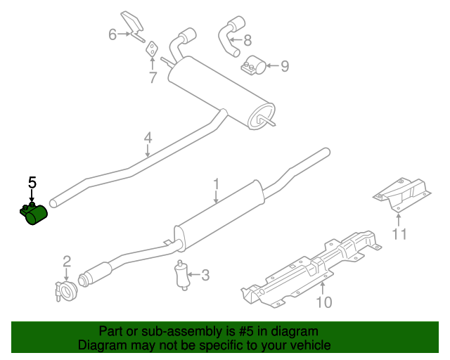 18-30-7-560-778 - Rear Muffler Clamp 2007-2022 Mini | AutoNationParts.com