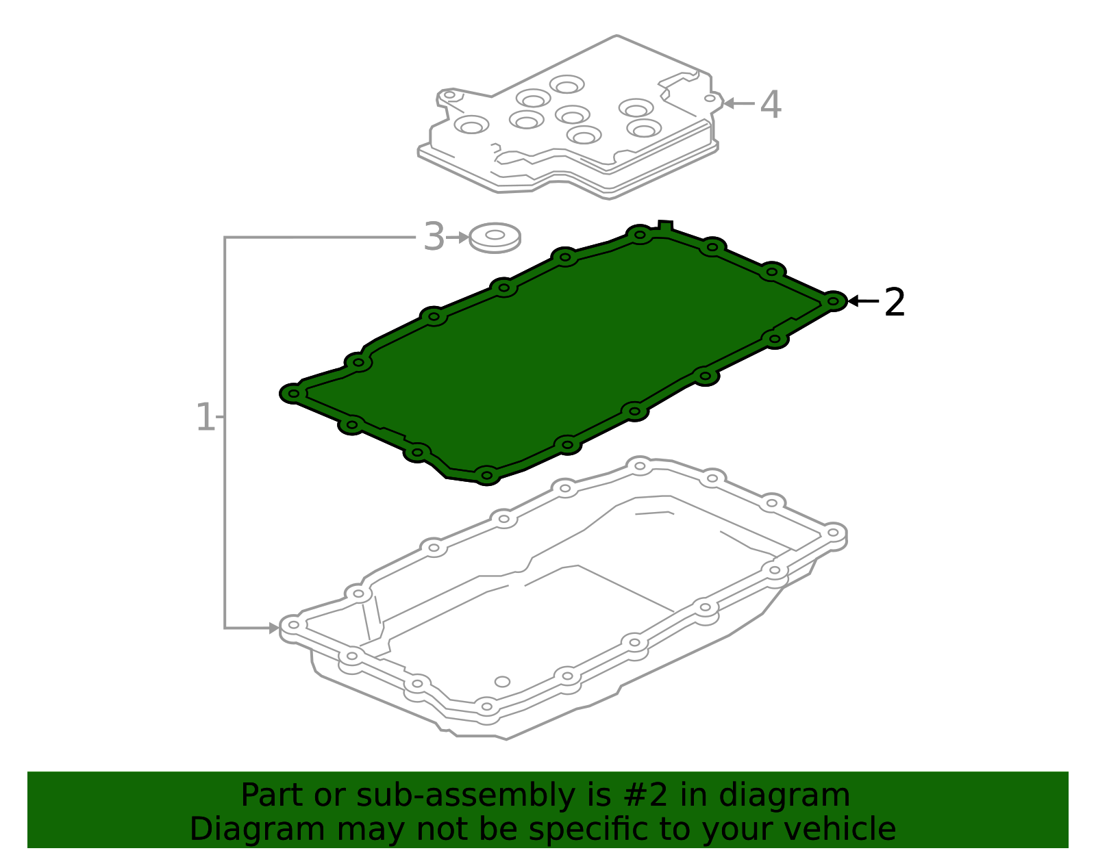 2017-2025 GM Gasket (Replaces Part Number 24290546) 24297886 GM ...