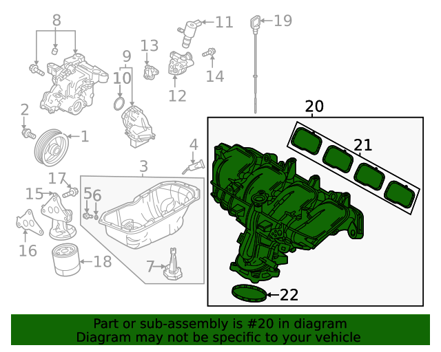PX9R-13-100B - Intake Manifold 2019-2024 Mazda | AutoNation Parts