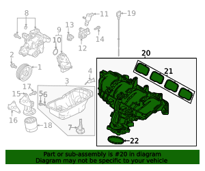 2019-2024 Mazda Intake Manifold px9r13100b | TascaParts.com