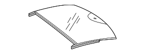 204-780-05-21-64 - Sunroof Glass 2008-2014 Mercedes-Benz | Mercedes ...
