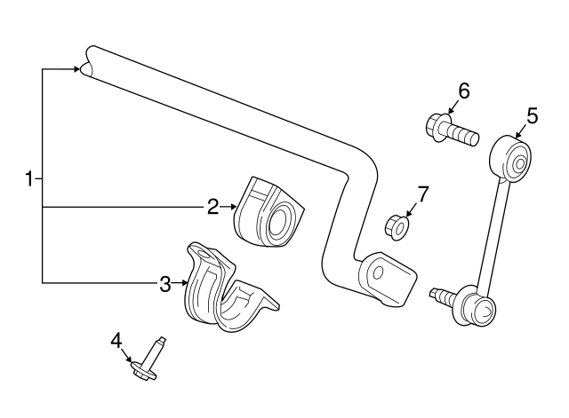 84293439 - Rear Stabilizer Shaft 2018-2023 GM | AutoNationParts.com