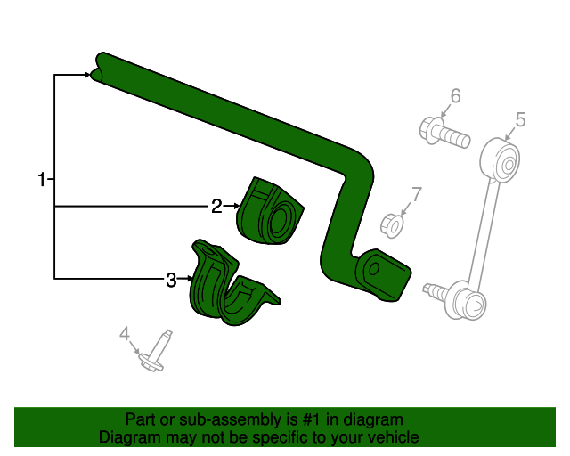84293439 - Rear Stabilizer Shaft 2018-2023 GM | AutoNationParts.com