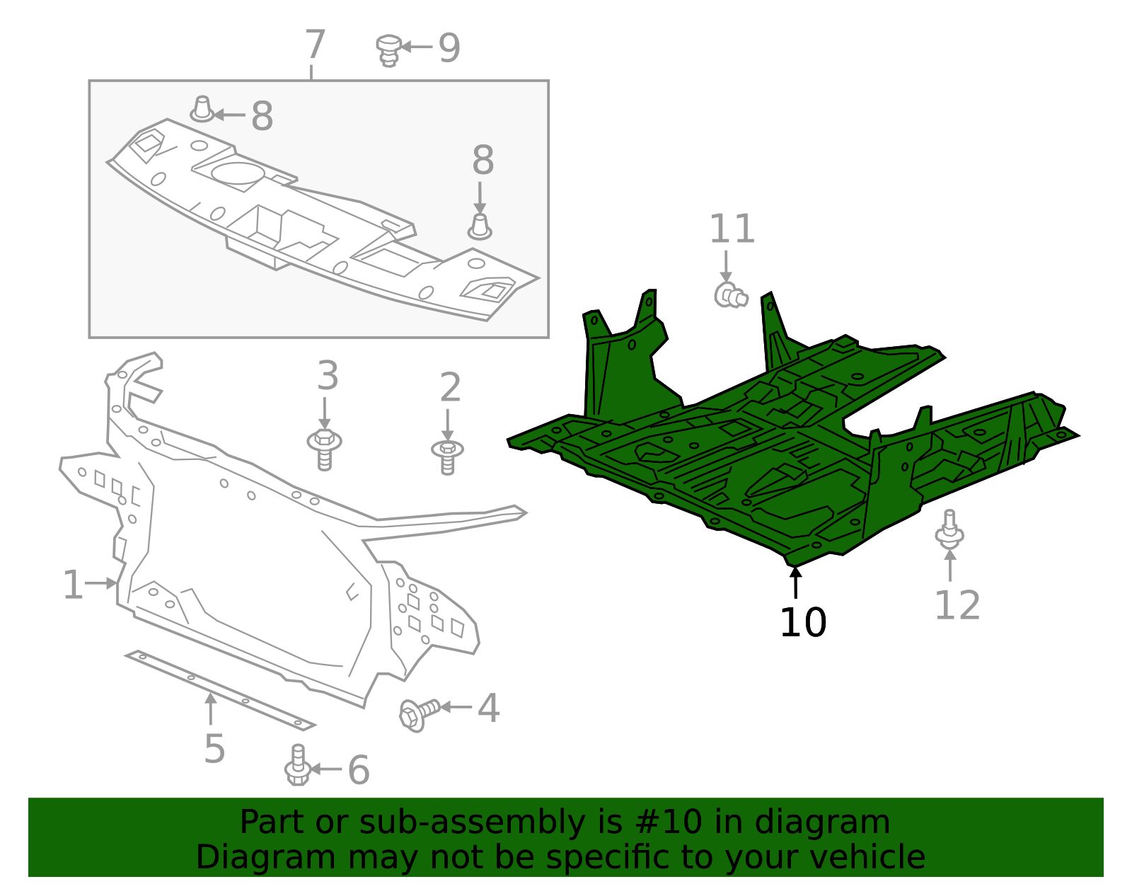 74110-TXM-A00 - High-Quality Radiator Support Splash Shield for 2019 ...