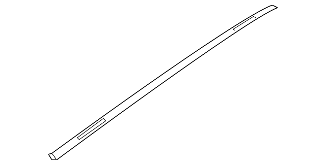 2017 Nissan Rogue Roof Molding - Driver's Side (LH) 73853-6FR1A ...