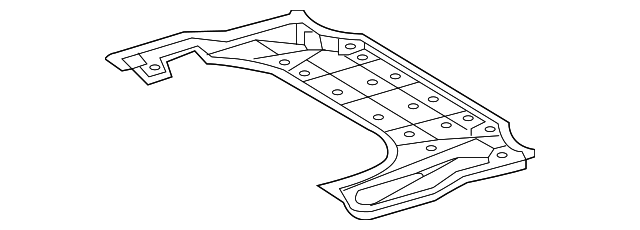 51442-53040 - Radiator Support Splash Shield - 2010-2015 Lexus ...