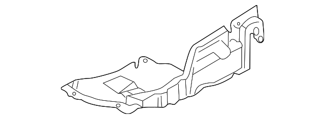 1999-2003 Mazda Splash Shield - Driver's Side (LH) B25D-56-341H ...