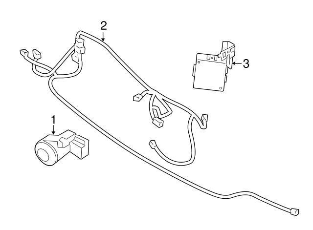 28438-5ZA6B - Park Sensor 2017-2023 Nissan Armada | Nissan Parts ...