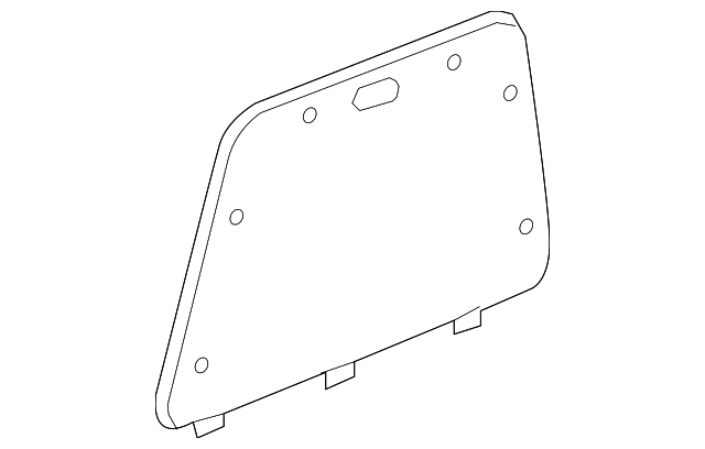 2013-2022 GM Jet Black Passenger Side Quarter Stowage Pocket Door ...