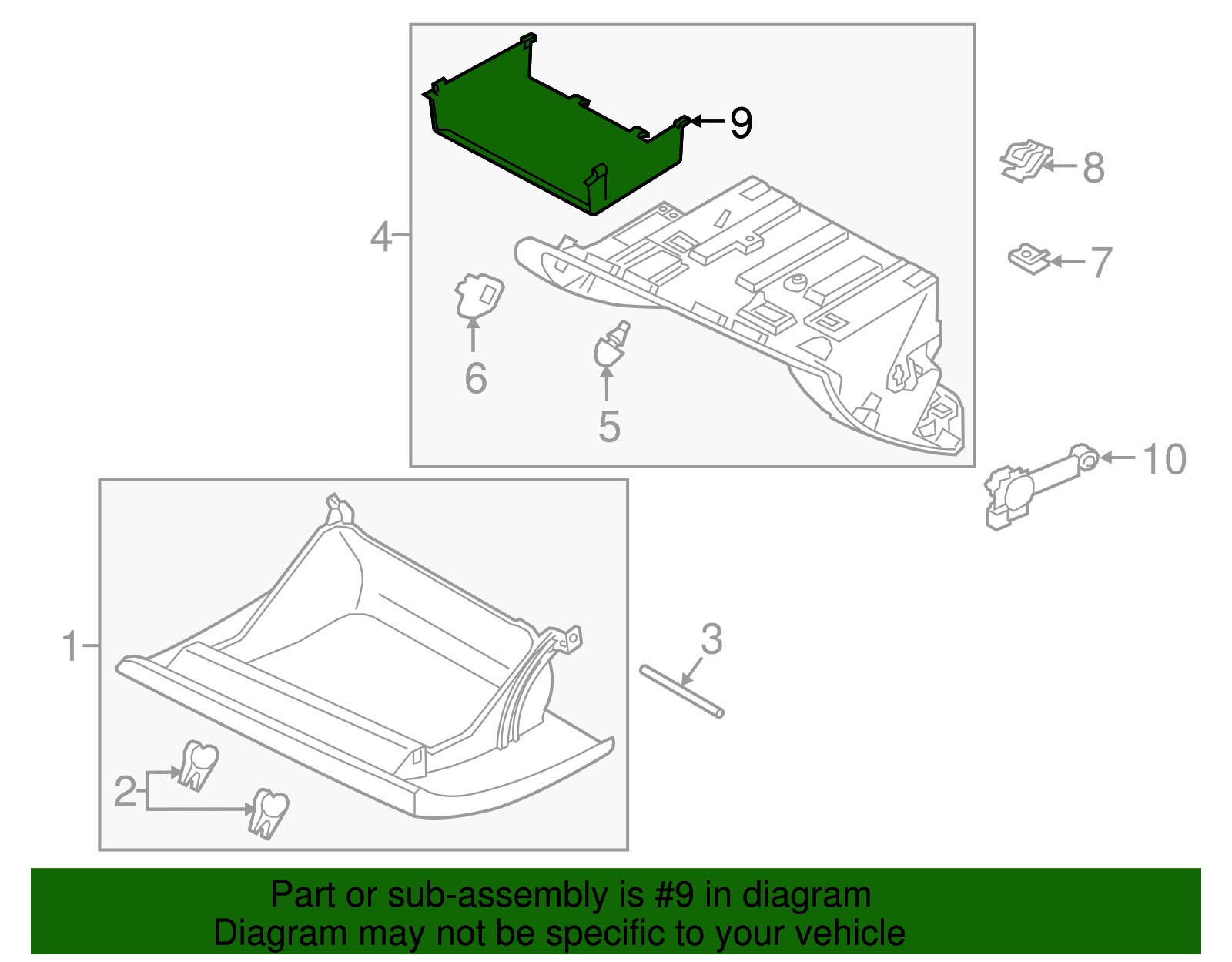 2017-2025 Volvo Shelf 31366623 | TascaParts.com